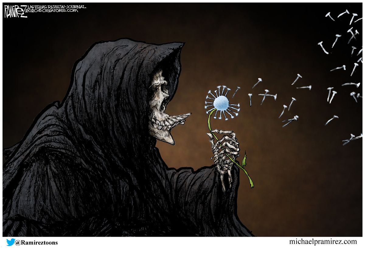 Editorial Cartoon U.S. COVID death | The Week