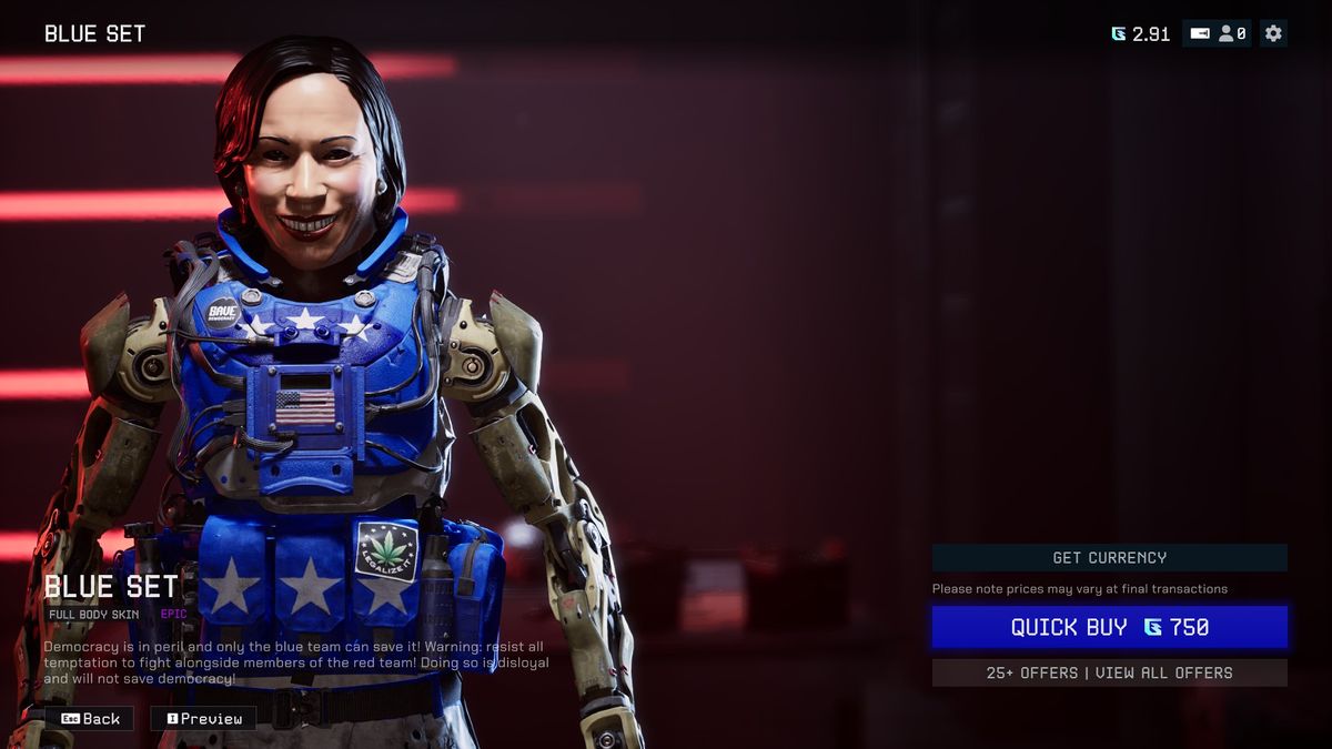Shooter cosmetics reach a new low with Trump, Kamala, and a neckbeard ...