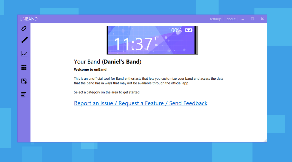 unBand unleashes the Microsoft Band for PC users with custom ...