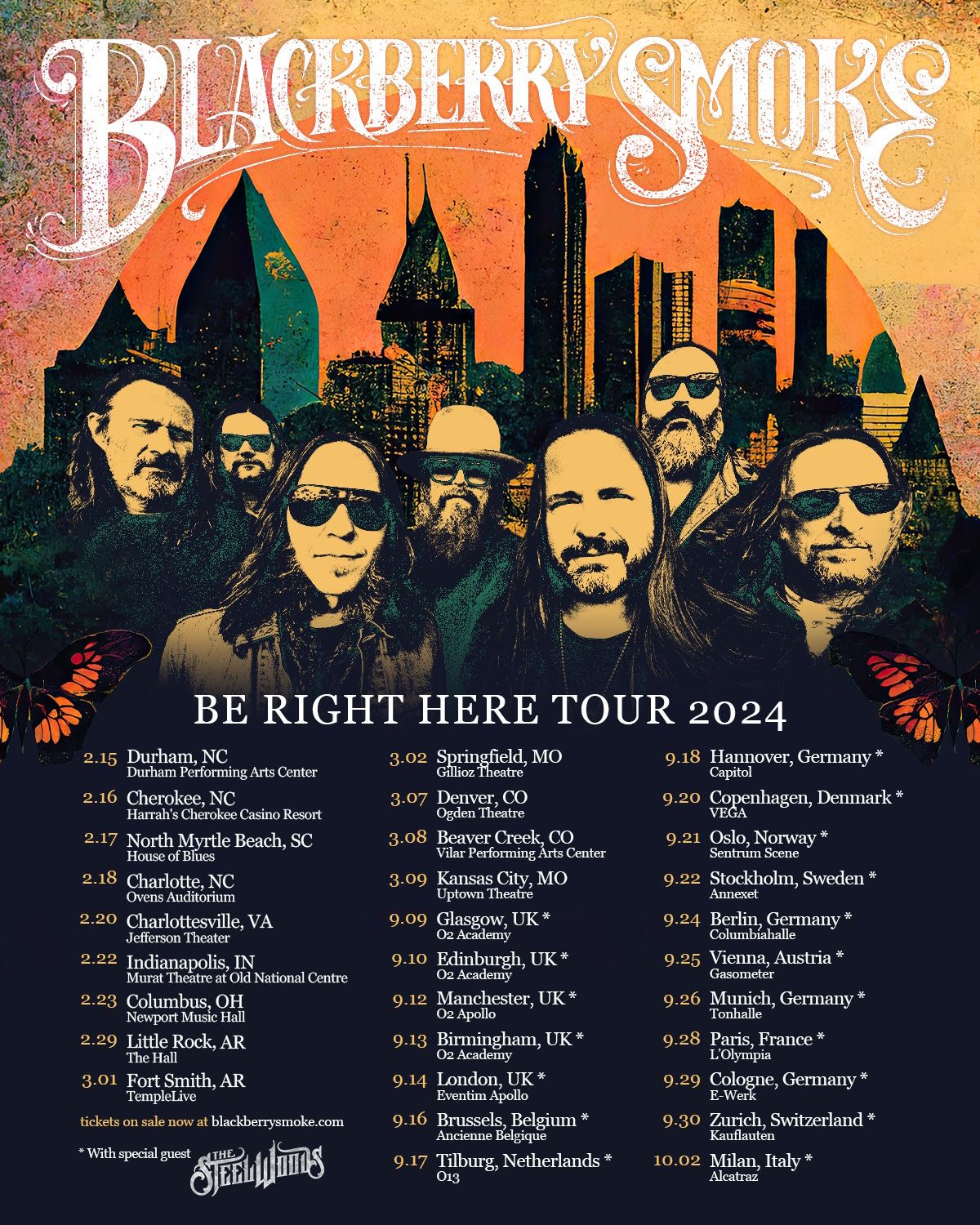 Blackberry Smoke release rollicking new single Little Bit Crazy ...