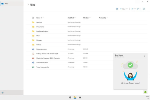 Windows 10X Foldable Screen OS Previews OneDrive-Synced File Explorer ...