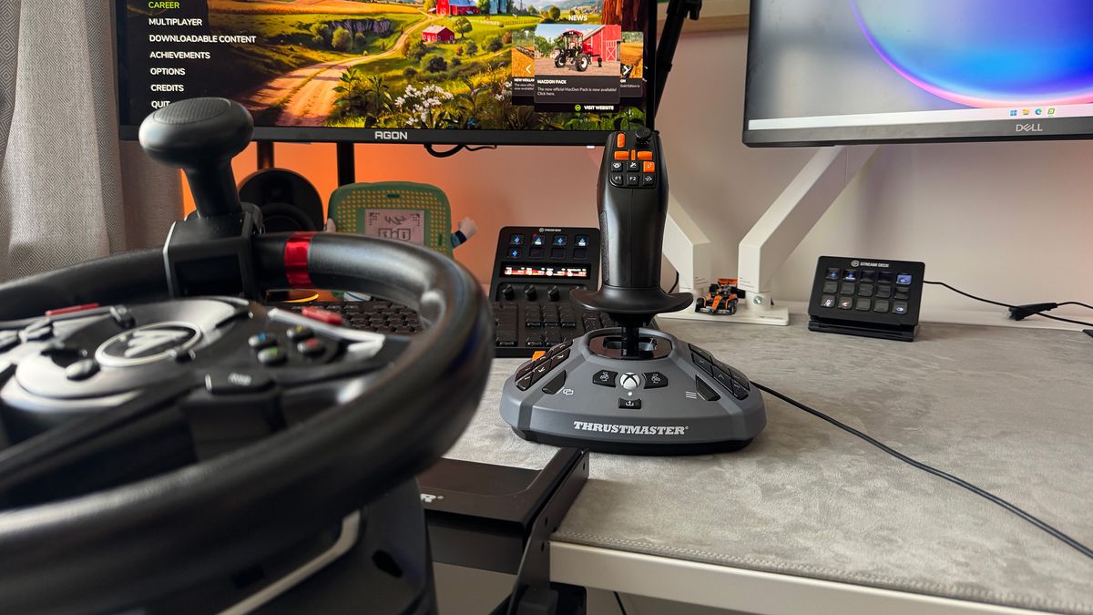 I spent a week with the Thrustmaster SimTask FarmStick X playing ...