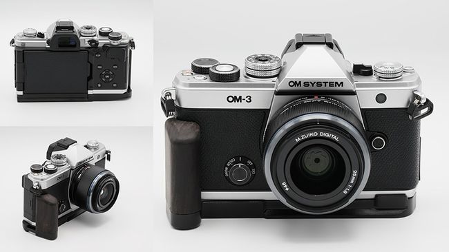 Worried the OM System OM-3’s faithfully retro lack of a grip could mean ...