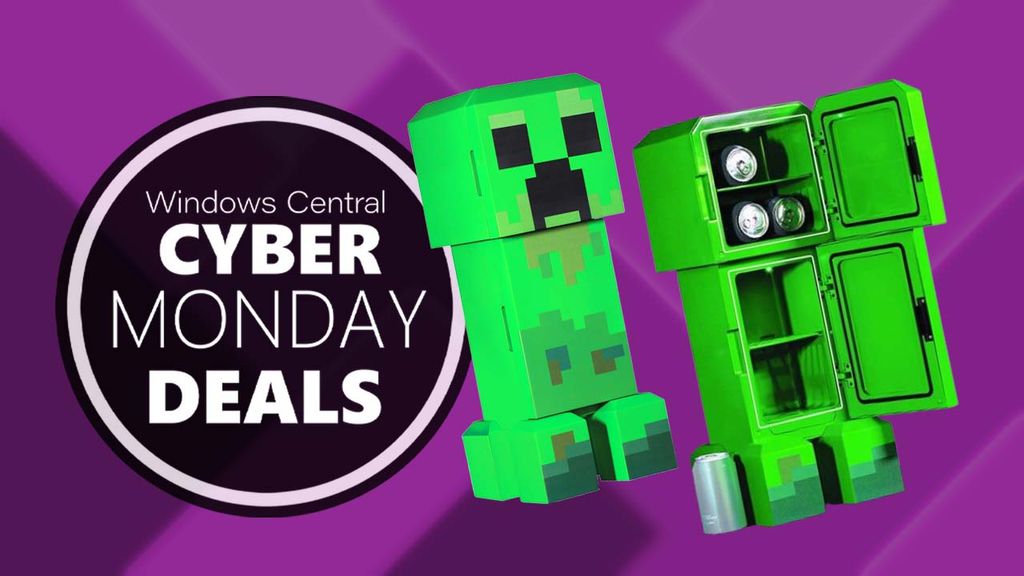 I almost EXPLODED when I saw this Minecraft Creeper Mini Fridge deal ...