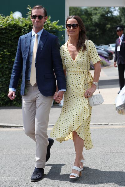 Pippa Middleton Attends Wimbledon Men's Finals | Marie Claire