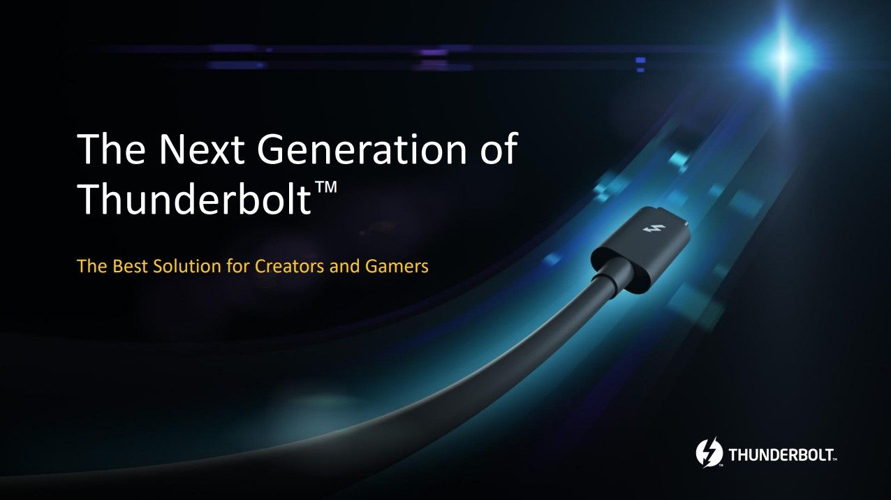 Intel reveals "next-gen" Thunderbolt based on USB4 v2 with up to 120Gb ...