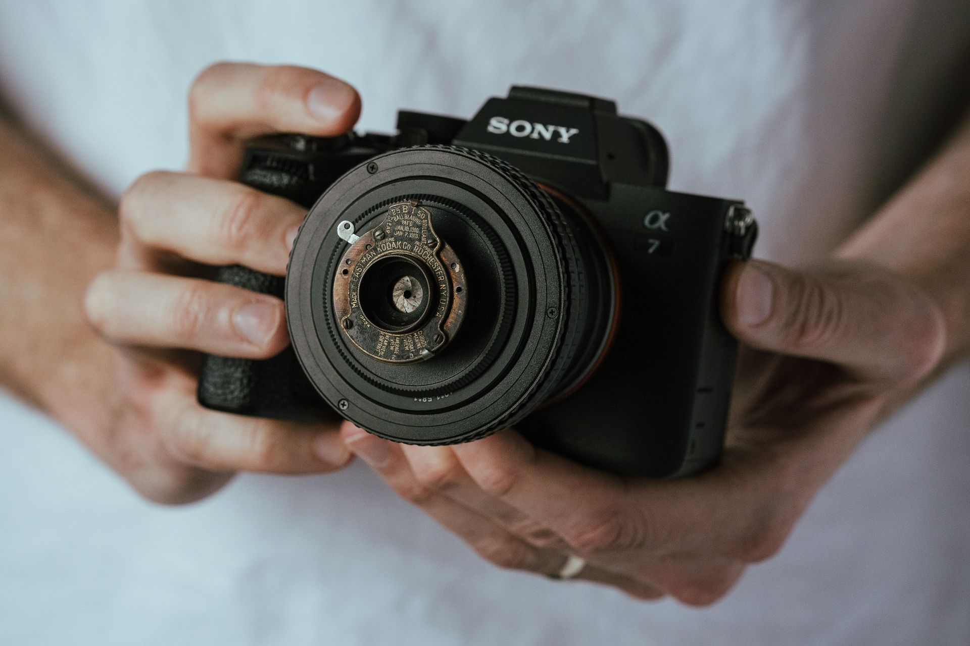 I shot photos with a 108-year-old Kodak camera lens to commemorate the ...