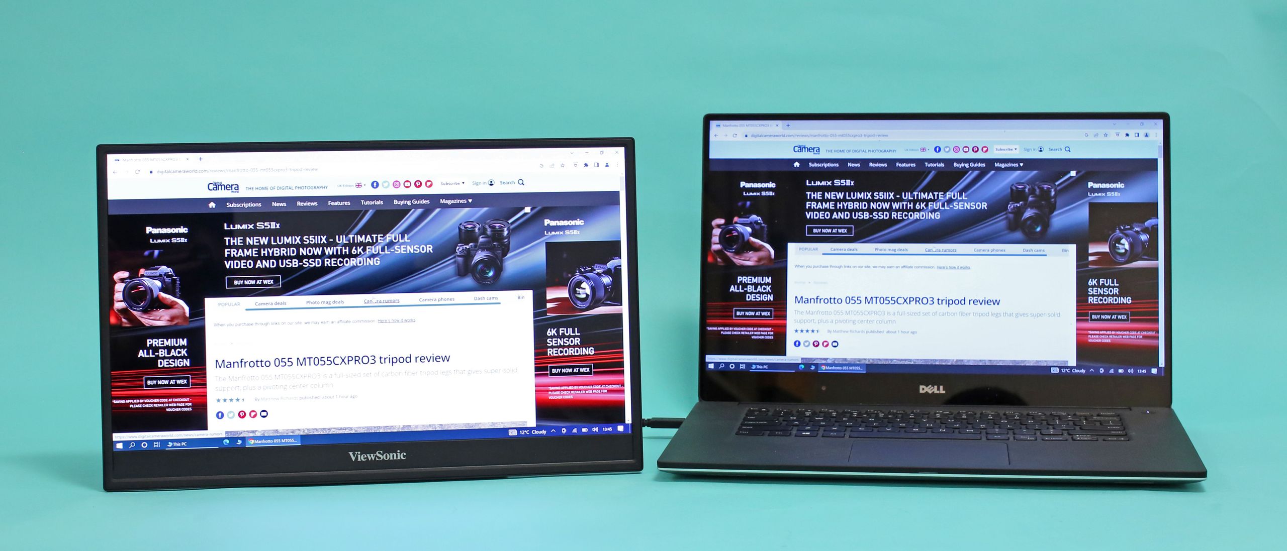 ViewSonic ColorPro VP16-OLED portable monitor review | Digital Camera World