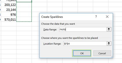 How to Use Sparklines to Create Mini Graphs in an Excel Workbook ...