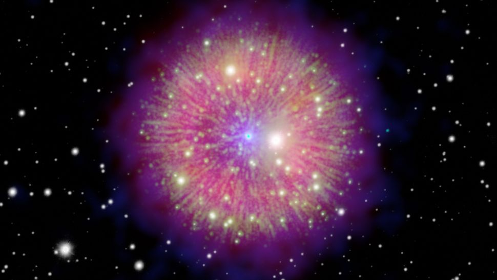 Supernova that lit up Earth's skies 843 years ago has a flowering ...