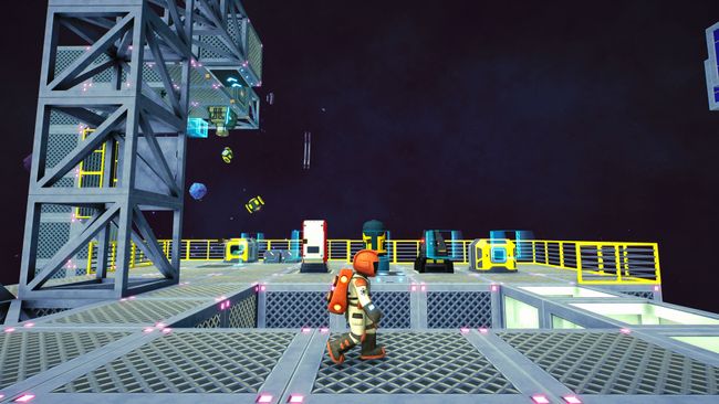 Here's a game where you're an underpaid astronaut salvaging space trash ...
