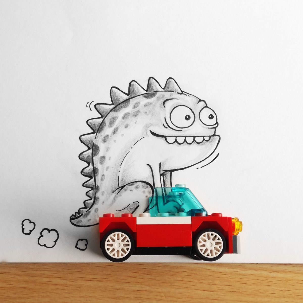 Adorable doodles interact with everyday objects | Creative Bloq