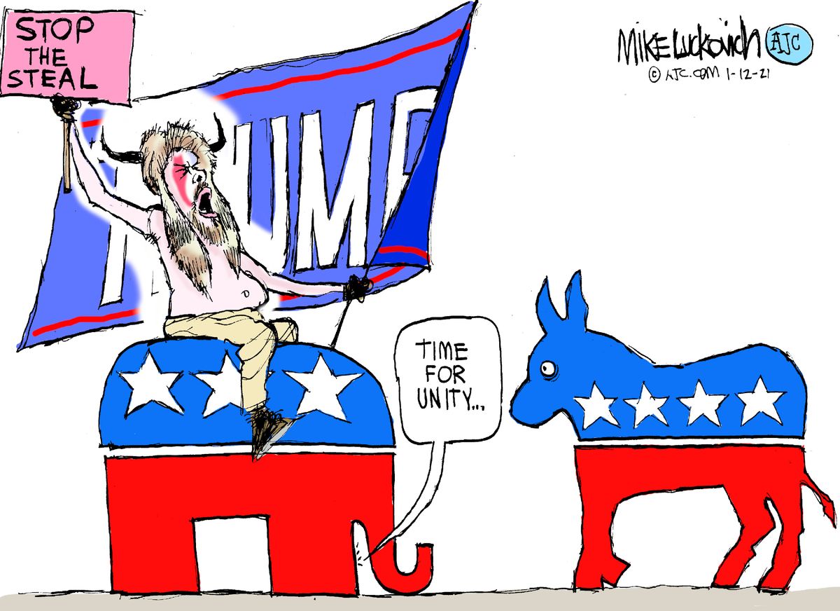 Political Cartoon U.S. GOP Capitol riot | The Week