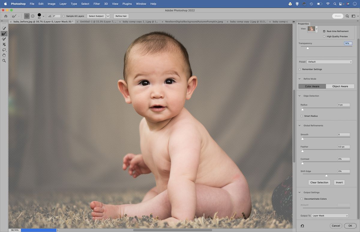 Get creative with baby photography and play with digital backdrops ...