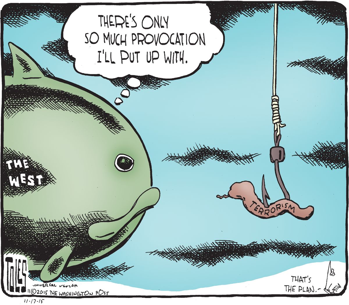 Editorial cartoon Terrorism Paris Attacks | The Week