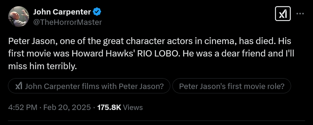 Peter Jason, the voice of Fallout 2's famous drill sergeant and Dizzy ...