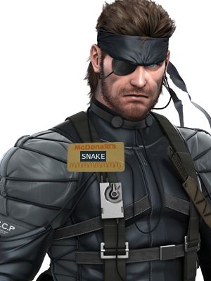 Solid Snake doing mundane, unexciting jobs | GamesRadar+