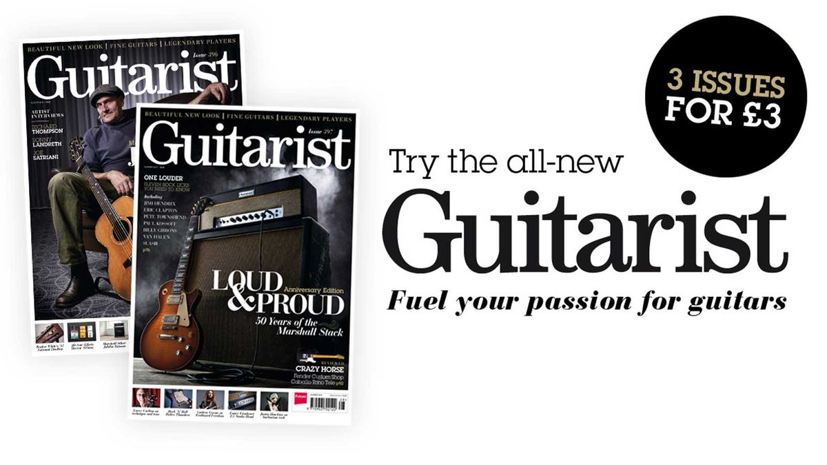 Try the all-new Guitarist magazine and get three issues for £3 ...