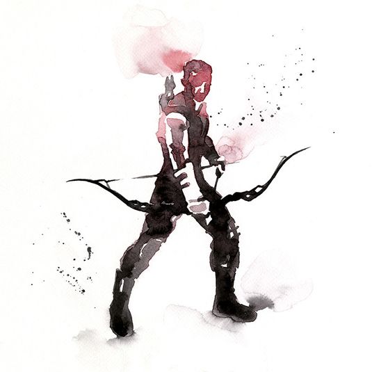 You'll fall in love with these watercolour superheroes | Creative Bloq