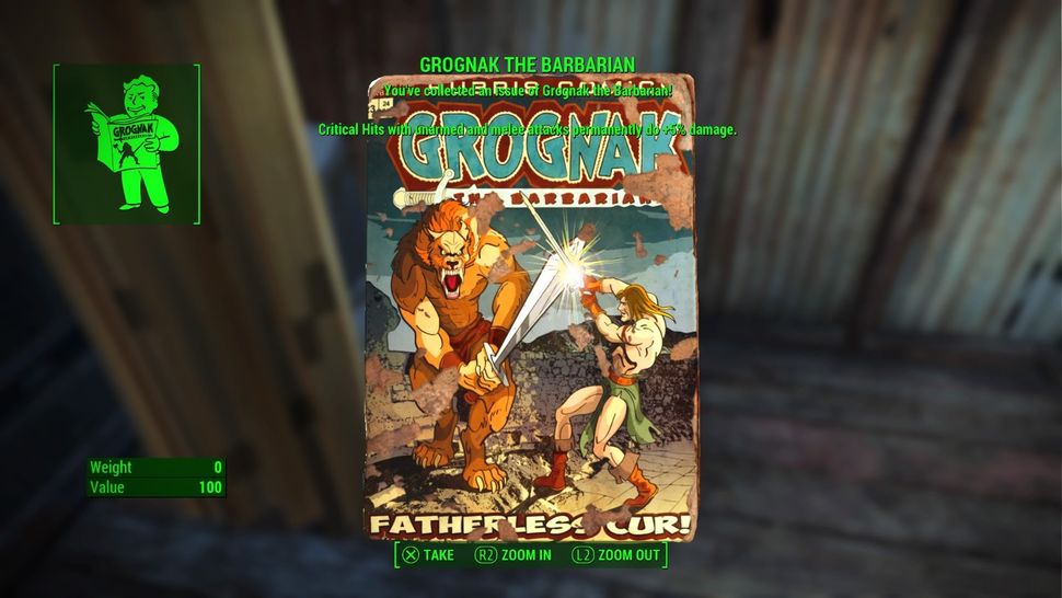 Fallout 4 Grognak the Barbarian - Fallout 4 Comic Book and Magazine ...