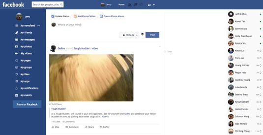 This free Chrome extension will give you a flat Facebook redesign ...