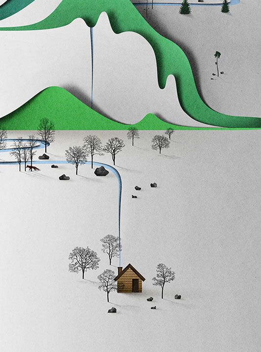 Hand-cut paper illustrations show a world of detail | Creative Bloq