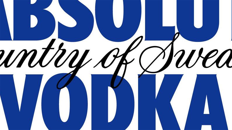 Absolut Vodka Logo Font