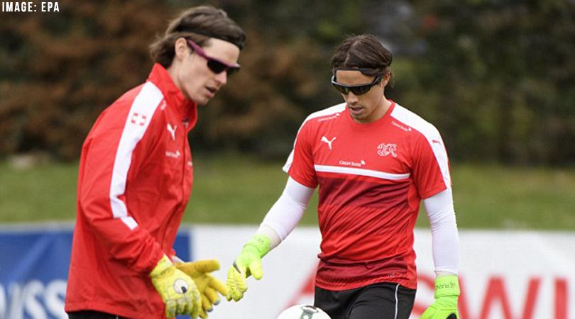 Swiss national team goalkeepers don 'performance enhancing' shades in ...