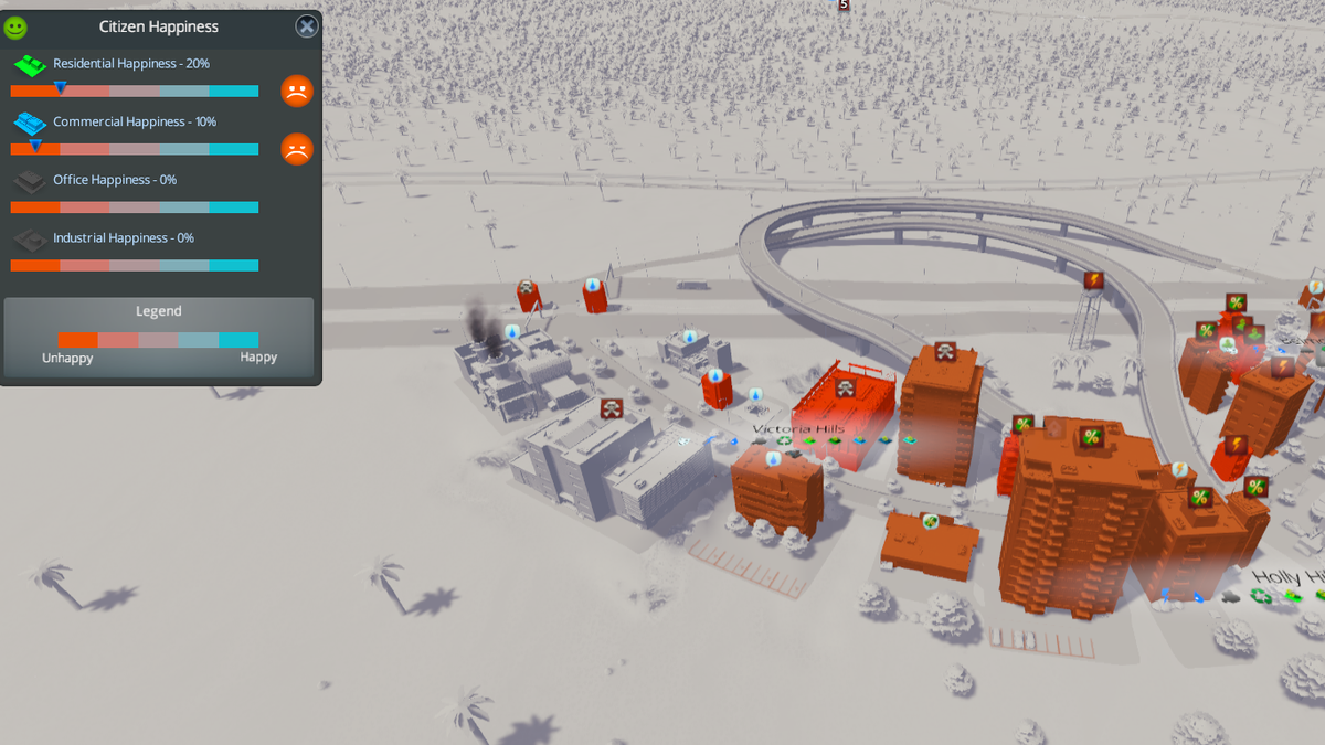 Building an entire city on a highway off-ramp in Cities: Skylines | PC ...