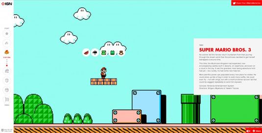HTML5 tribute to three decades of Mario | Creative Bloq