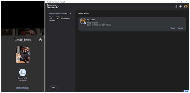 Google's Nearby Share is finally available for Windows in beta, and it ...