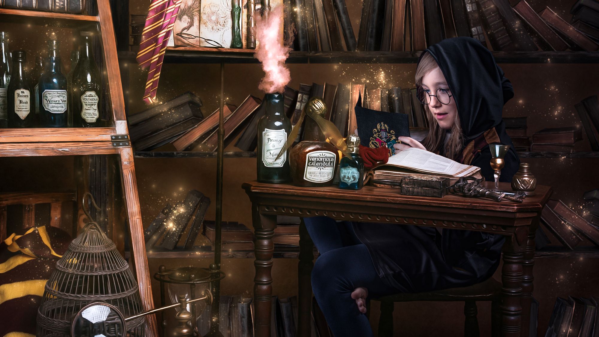 Harry Potter portraits at home! How to shoot spellbinding photographs ...