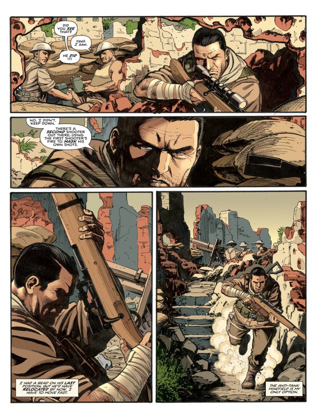 Check out the Sniper Elite III: Desert Ghost comic | GamesRadar+