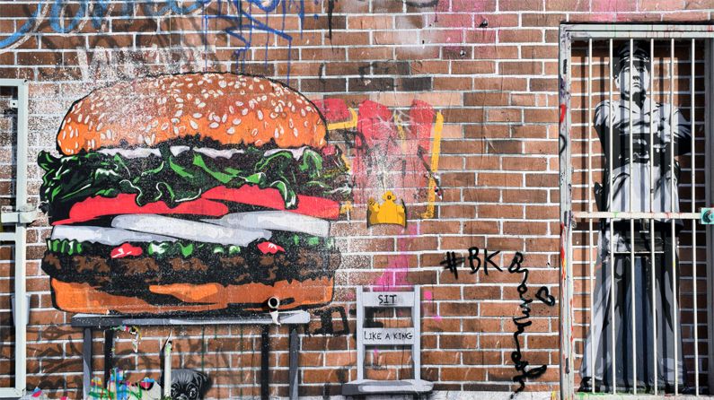 Burger King mural encourages you to share art | Creative Bloq