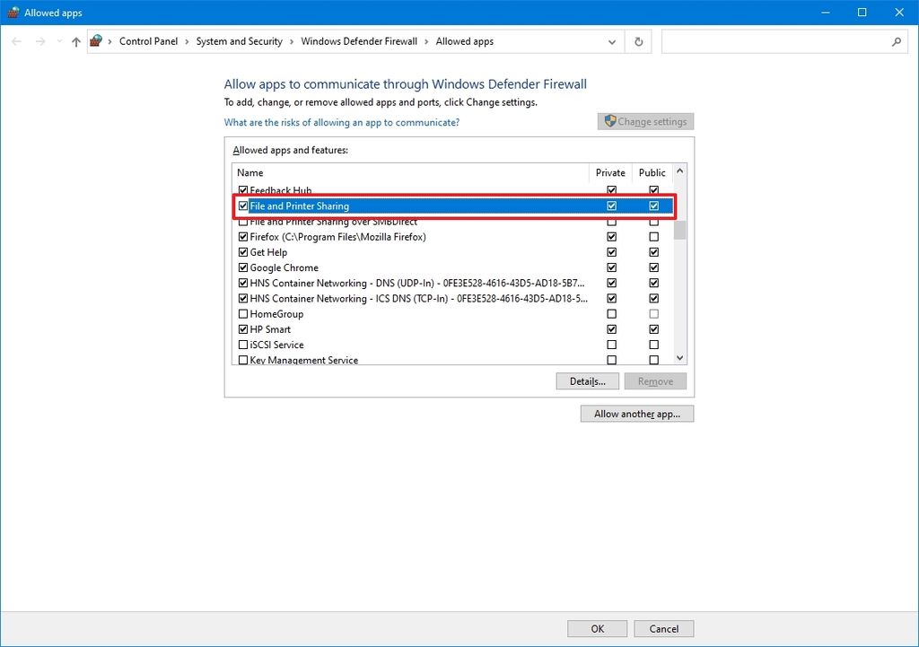 How to share files and printers without HomeGroup on Windows 10 ...