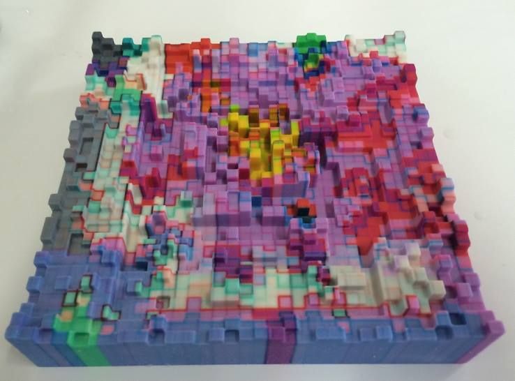 This 3D printed pixel art will blow your mind | Creative Bloq