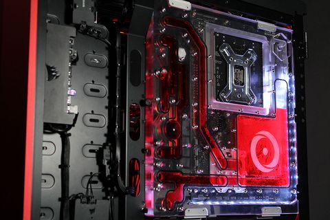 Origin PC found a way to dress up the backside of a motherboard | PC Gamer