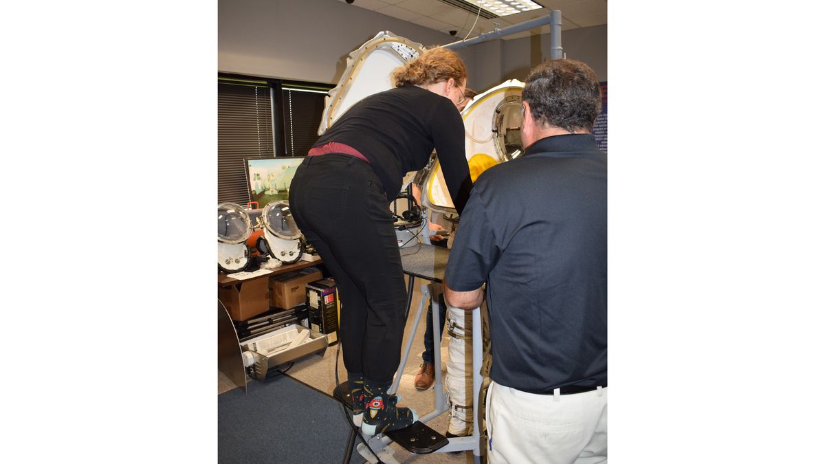 Stellar Threads: Trying on a Spacesuit Brings Thrills and Challenges ...