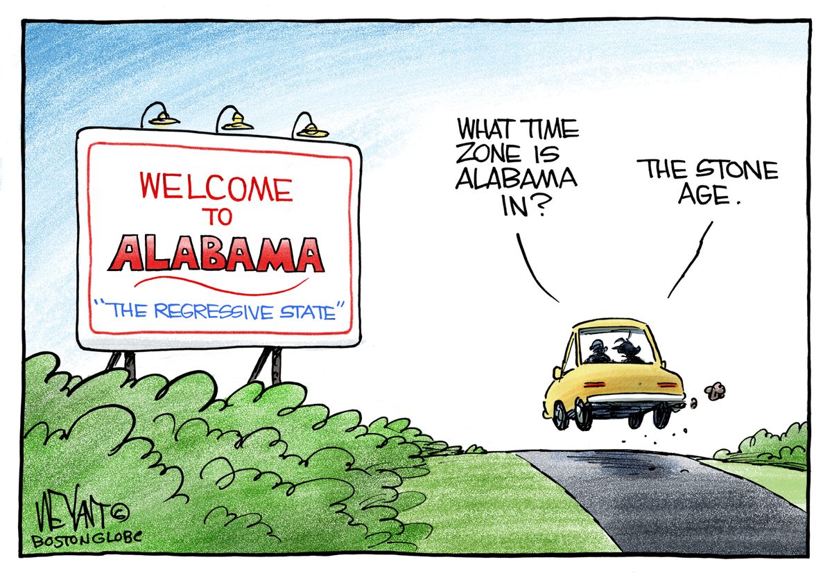Editorial cartoon U.S. Alabama abortion law | The Week