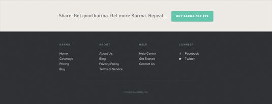 20 great examples of website footer design | Creative Bloq