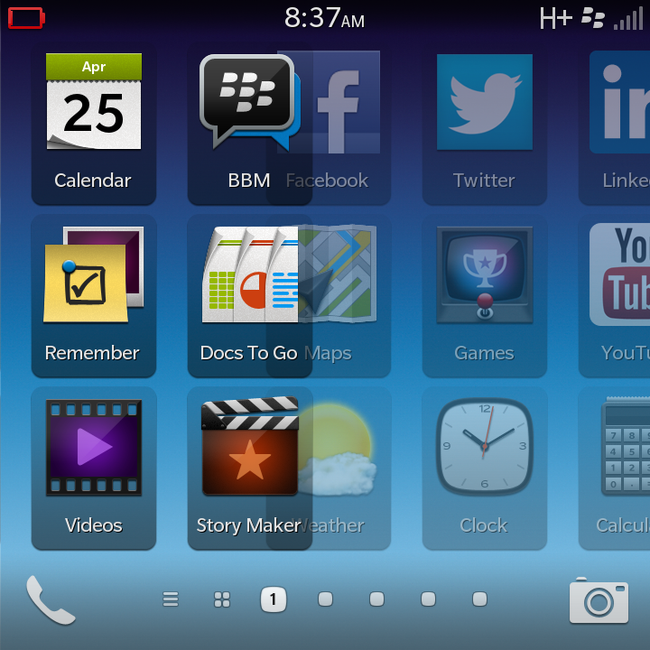 Interface - BlackBerry 10 review | TechRadar