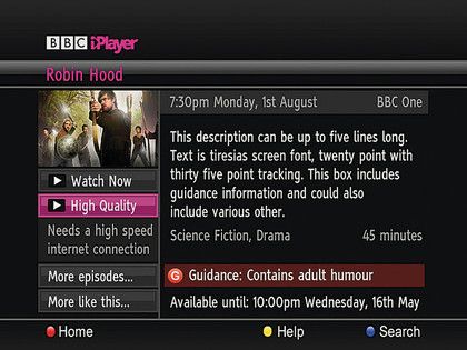 BBC iPlayer on Freesat review | TechRadar