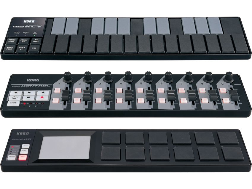 Korg nanoSeries controllers now available in black | MusicRadar