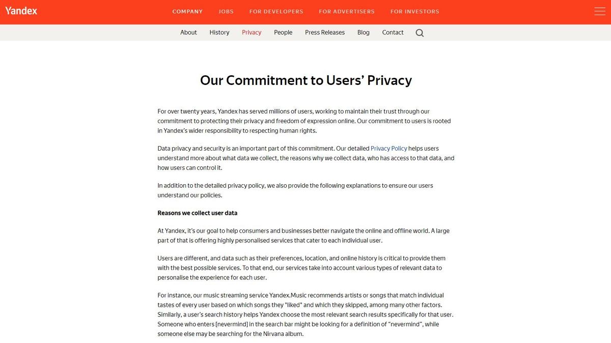 Yandex search engine review | TechRadar