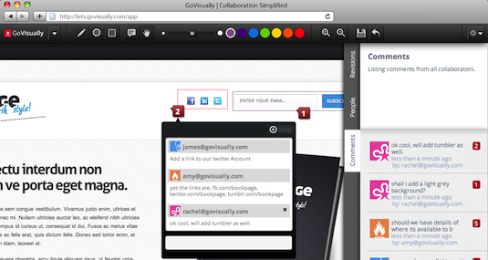 GoVisually free design collaboration tool | Creative Bloq