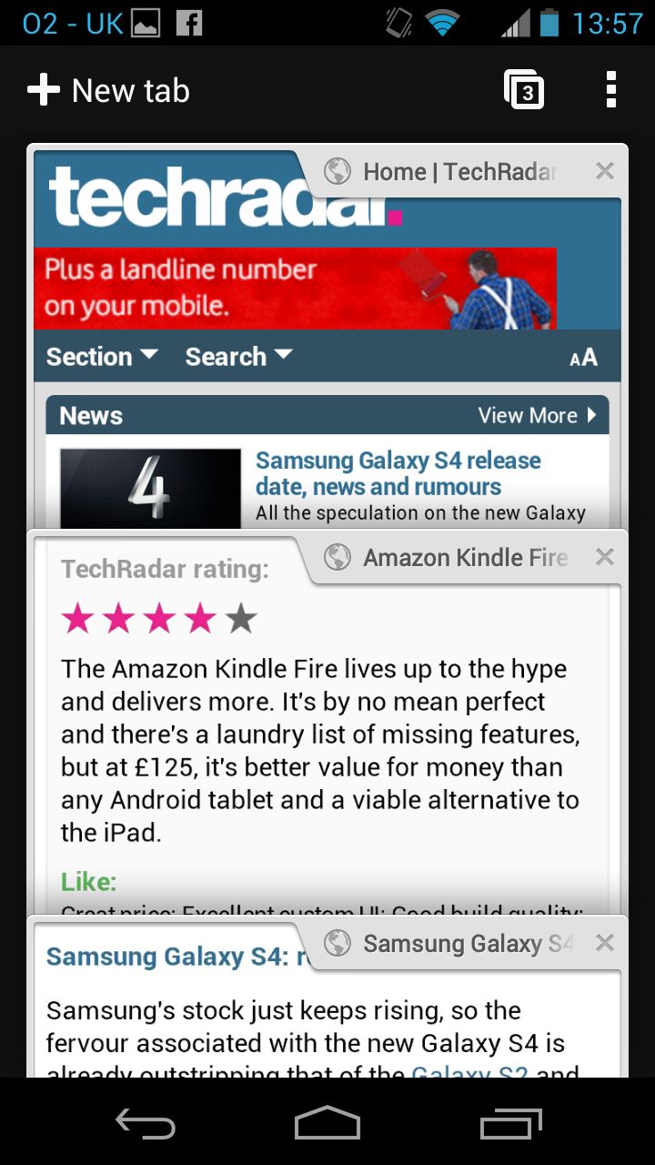 Internet - Motorola Razr HD review - Page 5 | TechRadar