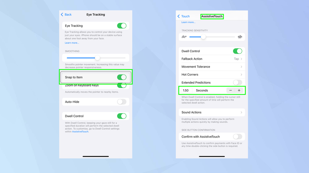 How to use eye tracking in iOS 18 | Tom's Guide