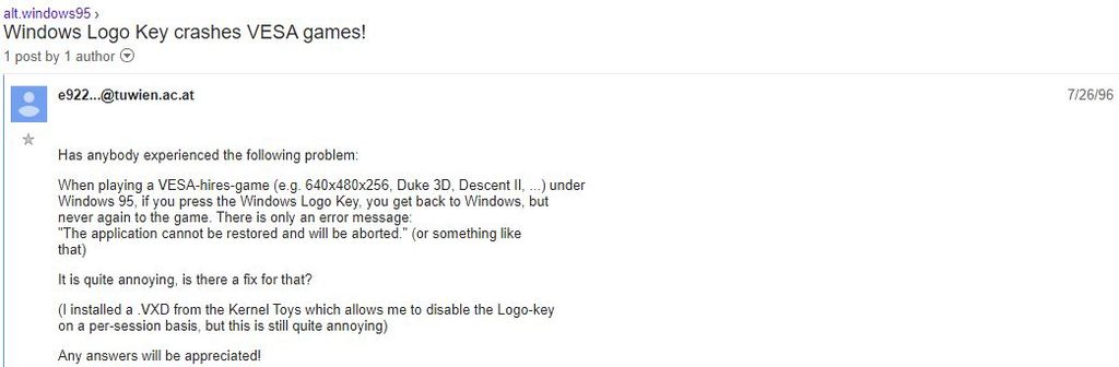 The redemption of the Windows key | PC Gamer