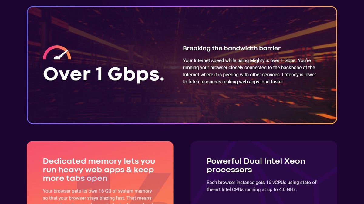 Mighty browser review | TechRadar