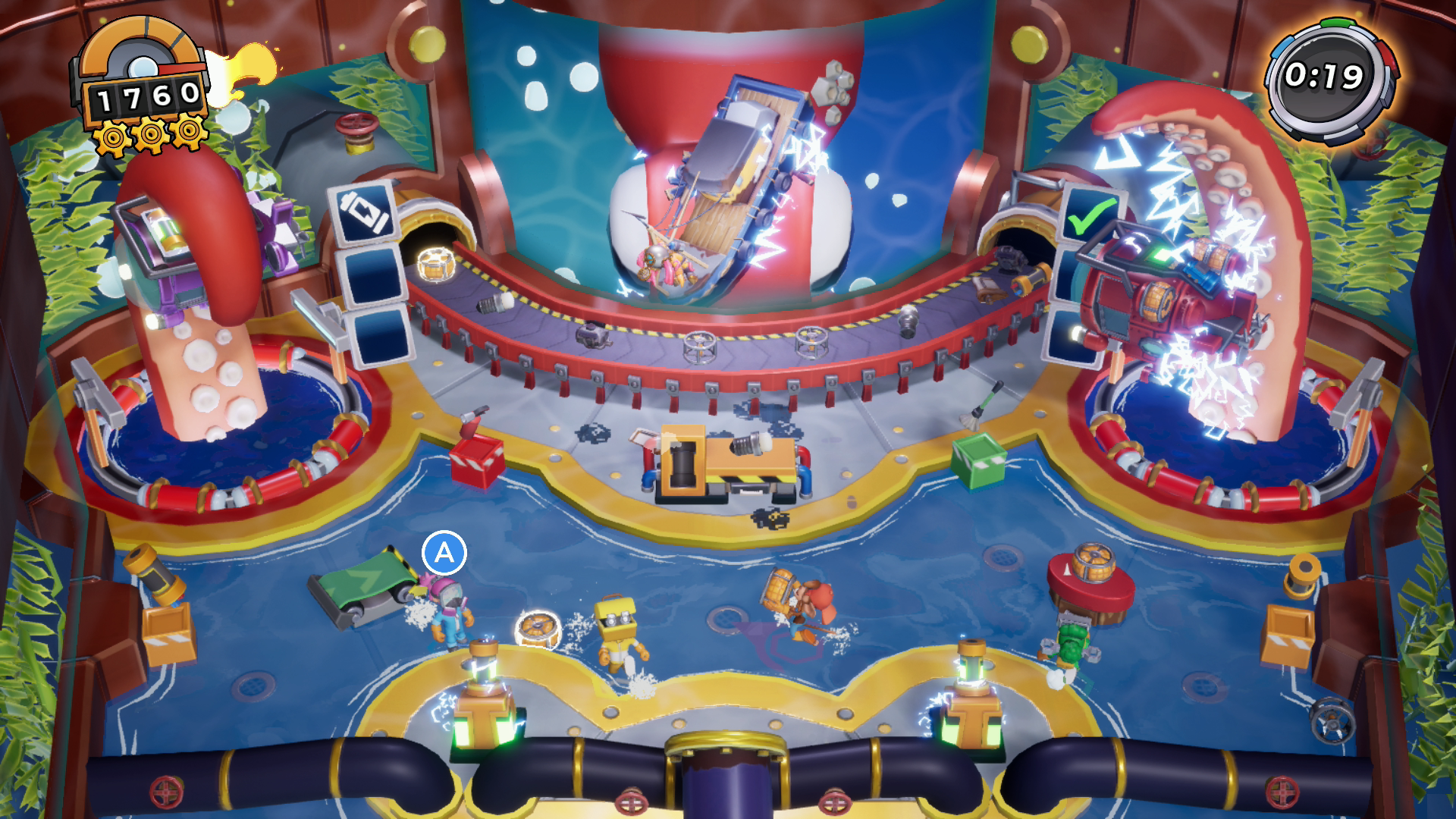 The Nintendo Switch couch coop Manic Mechanics is just like Overcooked ...